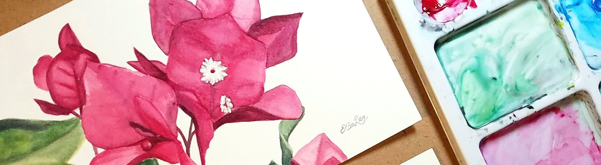 Original Botanical Watercolors by Artist Esther BeLer Wodrich - Esther ...